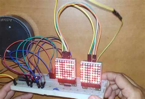 Digital Clock Using Dot Matrix And Arduino Electronic Smith