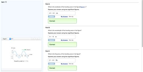 Solved What Is The Amplitude Of The Traveling Wave In The