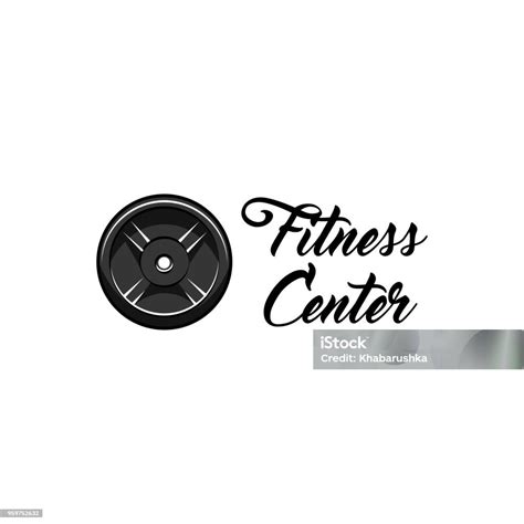 역도 Powerlifting 판 아이콘입니다 피트 니스 센터 엠 블 럼 로고입니다 피트 니스 클럽 레이블입니다 바 벨 디스크 배지입니다 스포츠 아이콘입니다 벡터입니다 근육에