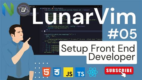 Lunarvim Tutorial 05 Setup Front End Developer Htmlcssjavascript
