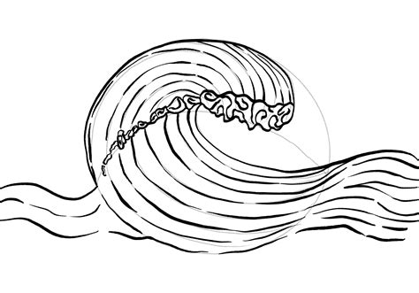 How To Draw Waves Design School