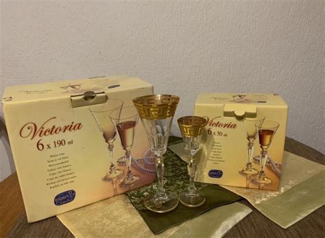 Bohemia у стилі версаче келихи для вина 6 шт та горілки 5 шт — ціна 3500 грн у каталозі