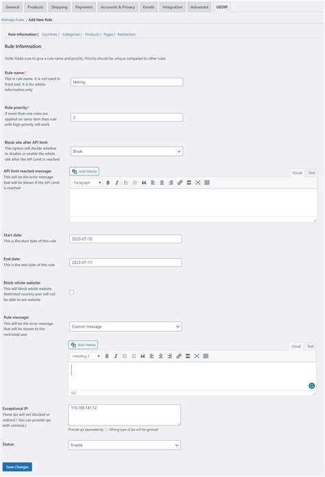 Geolocation Based Products Filter For Woocommerce Documentation
