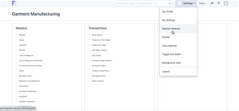 ERP For Garment Manufacturing Using Frappe Framework