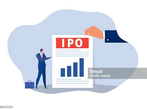 Ipo 초기 공모 사업가는 노트북 개념 플랫 벡터 일러스트레이션에 대한 투자를 제공합니다 3차원 형태에 대한 스톡 벡터 아트 및 기타 이미지 Istock