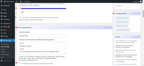General Settings Documentation WP Automatic