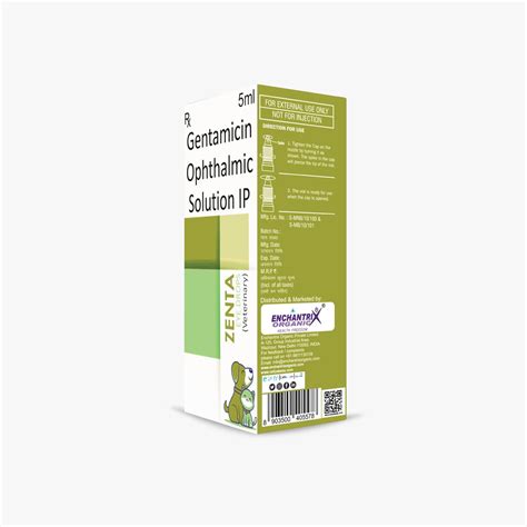 Zenta Eye Drop 5 Ml Gentamycin Ophthalmic Solution Cellpetasia