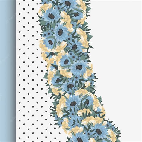 식물 인사말 초대 카드 템플릿 디자인 프리미엄 벡터