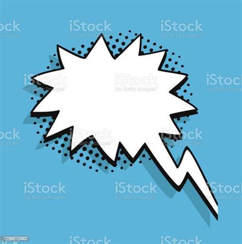 텍스트없이 팝 아트 음성 거품 프레임의 만화 스타일 벡터 컬렉션입니다 파란색 배경에 만화 일러스트 파란색 배경에 대한 스톡 벡터 아트 및 기타 이미지 Istock