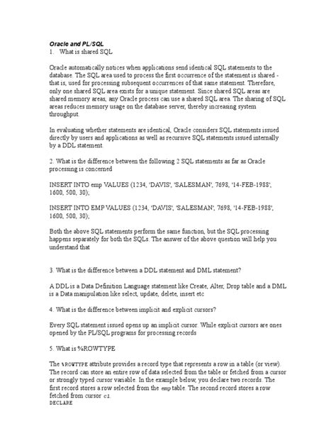 oracle and pl pdf pl sql areas of computer science