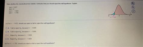 Answered State Whether The Standardized Test Bartleby
