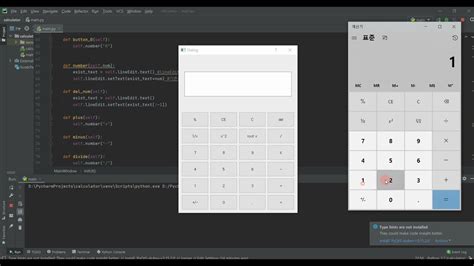 python pyqt5 계산기 만들기사칙연산 버튼 입력 및 계산하기 youtube