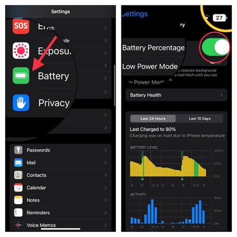 Fix IPhone Battery Percentage Not Showing In Status Bar In IOS