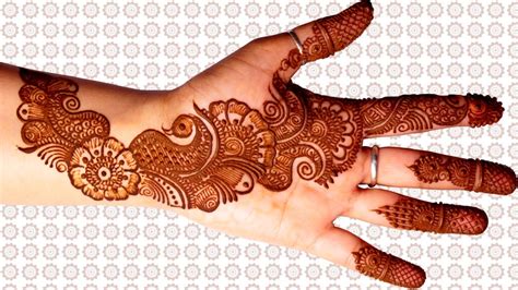 Rajasthani Mehndi Designs For Hands Bail