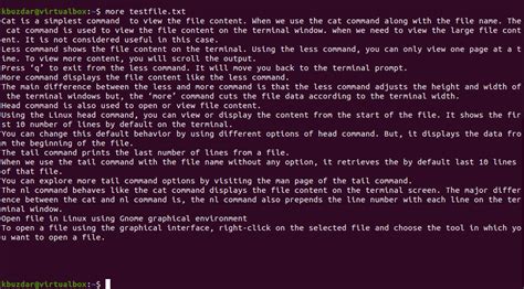 how to open a file in linux linuxways