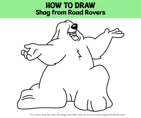 How To Draw Shag From Road Rovers Road Rovers Step By Step DrawingTutorials Com