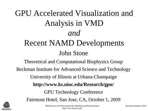 Pdf Gpu Accelerated Visualization And Analysis In Vmd Dokumen Tips