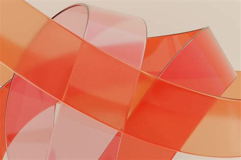 흰색 배경에 주황색 리본의 클로즈업 사진 Unsplash의 무료 디지털 이미지 이미지