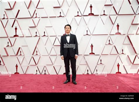 Los Angeles Usa 25th Apr 2021 Oscar® Nominee Steven Yeun Arrives On