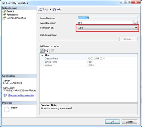 Clr Resolvendo O Problema System Security Permissions Fileiopermission No Sql Server Dirceu