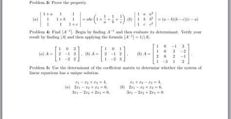 Solved Problem 3 Prove the property 1 α Problem 4 Find A Chegg com