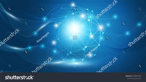 Abstract Blue Minimal Style Cloud Computing Stock Vector Royalty Free 1530877955 Shutterstock