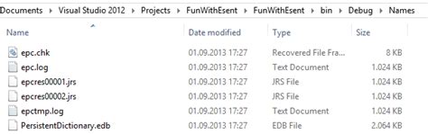 Code Inside Blog Esent Die “uralte Nosql Db” Von Windows