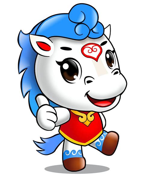 小马吉祥物卡通图片 小马卡通图片手绘图 小马卡通图片 大山谷图库