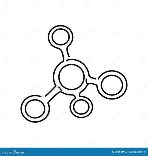 Molecules Color Line Icon Microorganisms Microbes Bacteria Stock Vector Illustration Of