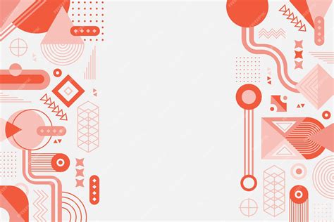 평면 기하학적 배경 무료 벡터