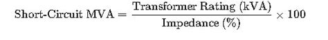 Transformer Short Circuit Current Calculation