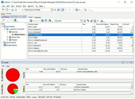 6 Analyzing Profiling Results Aqtime Documentation