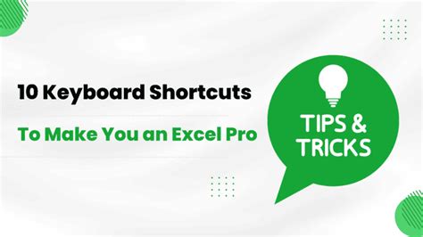 Keyboard Shortcuts That Will Make You An Excel Pro Spreadsheet Advice