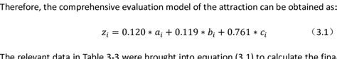 5 Table Of Weighting Parameters For The Comprehensive Evaluation Model Download Scientific