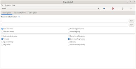 Grsync A Best Graphical Frontend For Rsync Rsync Gui Ostechnix