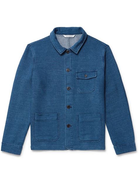 Peter Millar Denim Chore Jacket Blue Peter Millar