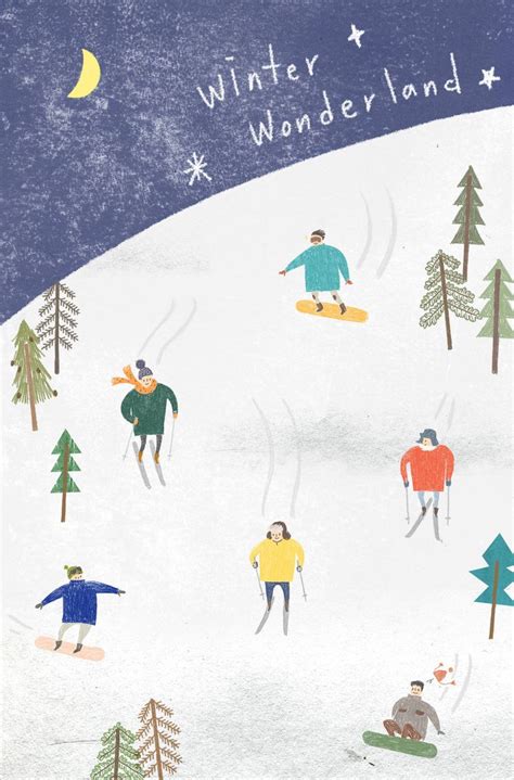 겨울 안녕~~ 일러스트레이션 일러스트레이션 겨울 시집