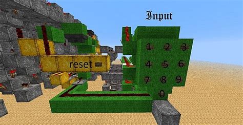 Decimal To Binary Decoder16 Bit Minecraft Map
