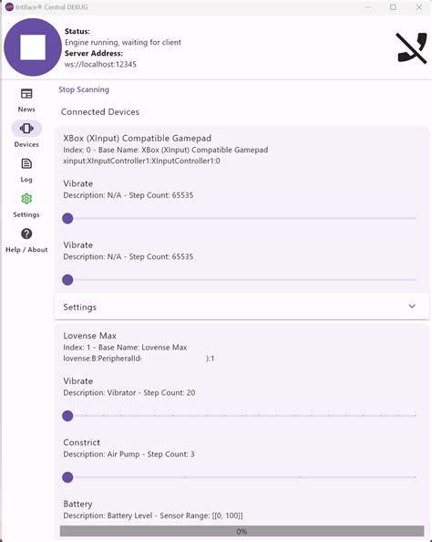Quickishstart Intiface Documentation