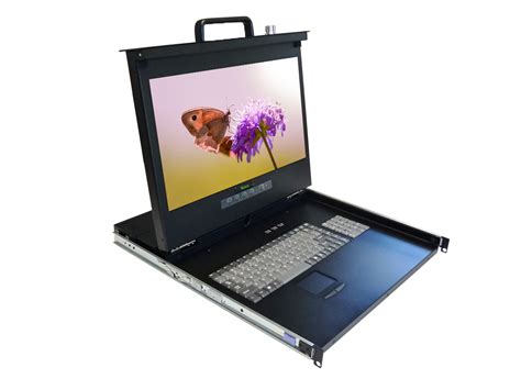 Inch Rack Mount Monitor Keyboard KVM Console Drawer