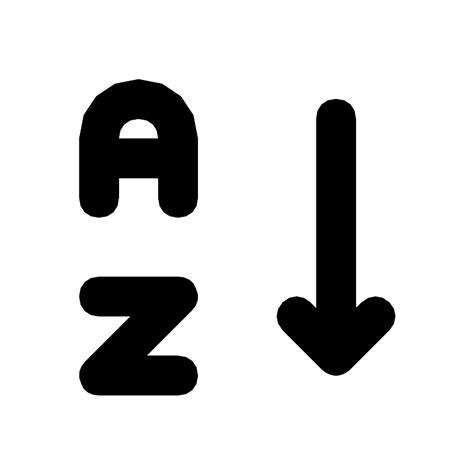 Ascending Sort Filtering List Vector SVG Icon SVG Repo