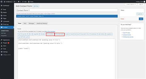 dynamic text field for contact form 7 plugin999