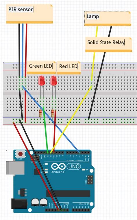 Control A Lamp Using A PIR Sensor General Guidance Arduino Forum
