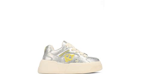 Naked Wolfe Crash Foil Leather Silver In Natural Lyst