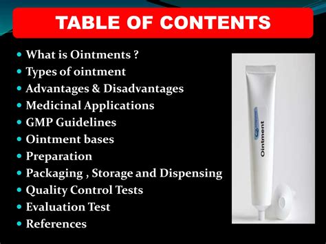 Ointments And Preparation Of Ointments Ppt