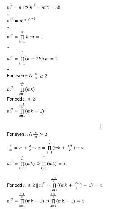 Factorials And Capital Pi Product Notation R Combinatorics