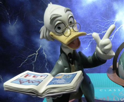Wdcc Walt Disney Ludwig Von Drake With Globe Didactic Duck New