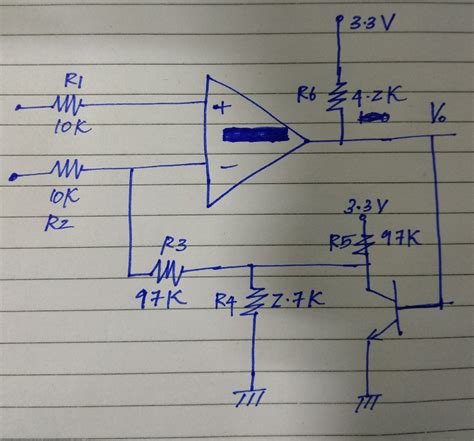Transistors Ve Feedback Comparator And Its Threshold Values Electrical Engineering Stack