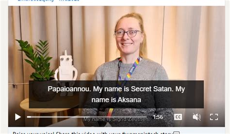 LinkedIns Closed Caption Translation Of My Name R HolUp