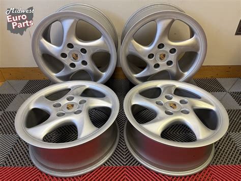 Oem 18 Porsche 986 Boxster 993 996 911 Turbo Twist Twists Wheels Rims